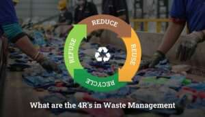 What are the 4R's in Waste Management in India
