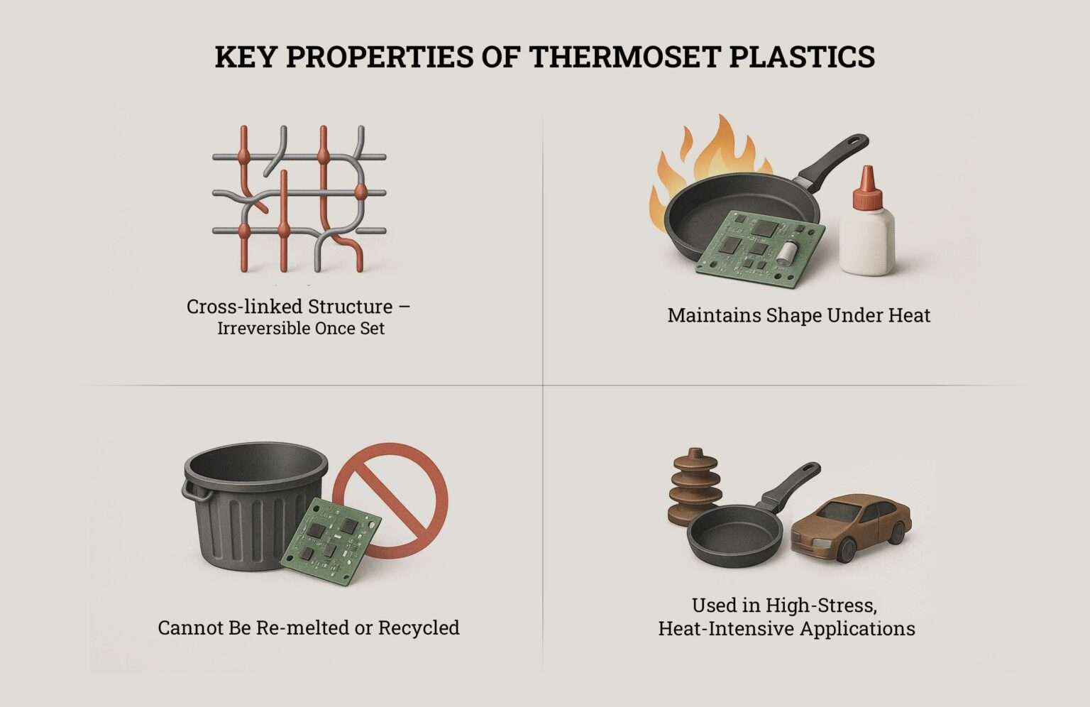Thermoplastics or Thermosets – What’s the Difference?