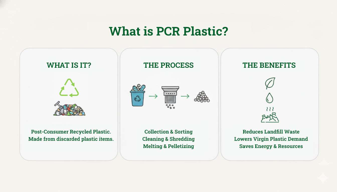 What is Post-Consumer Recyclable (PCR) Plastics?