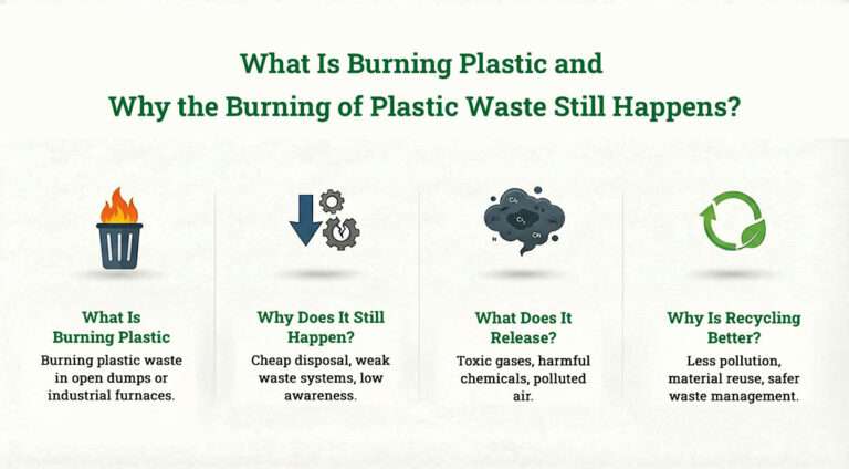 The Importance of Recycling Over Burning of Plastic Waste