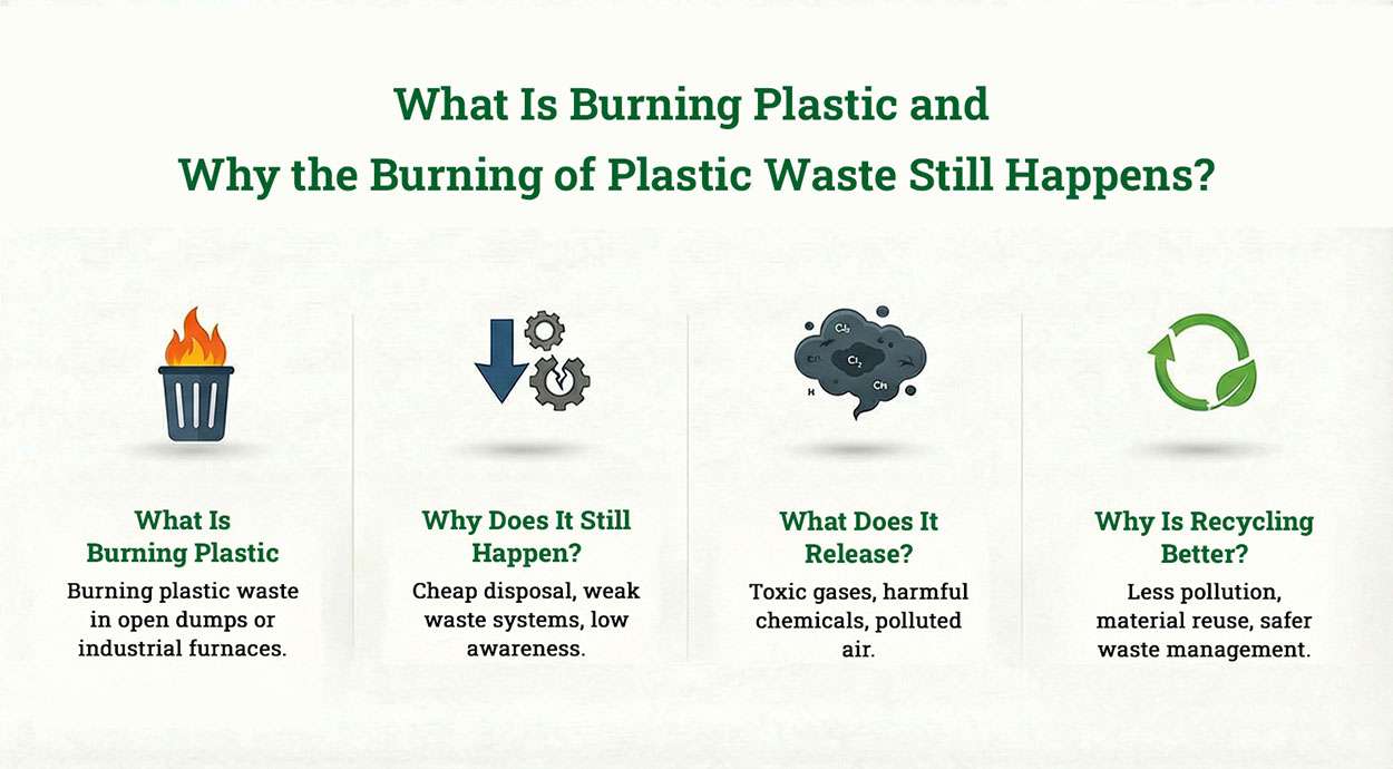 The Importance of Recycling Over Burning of Plastic Waste
